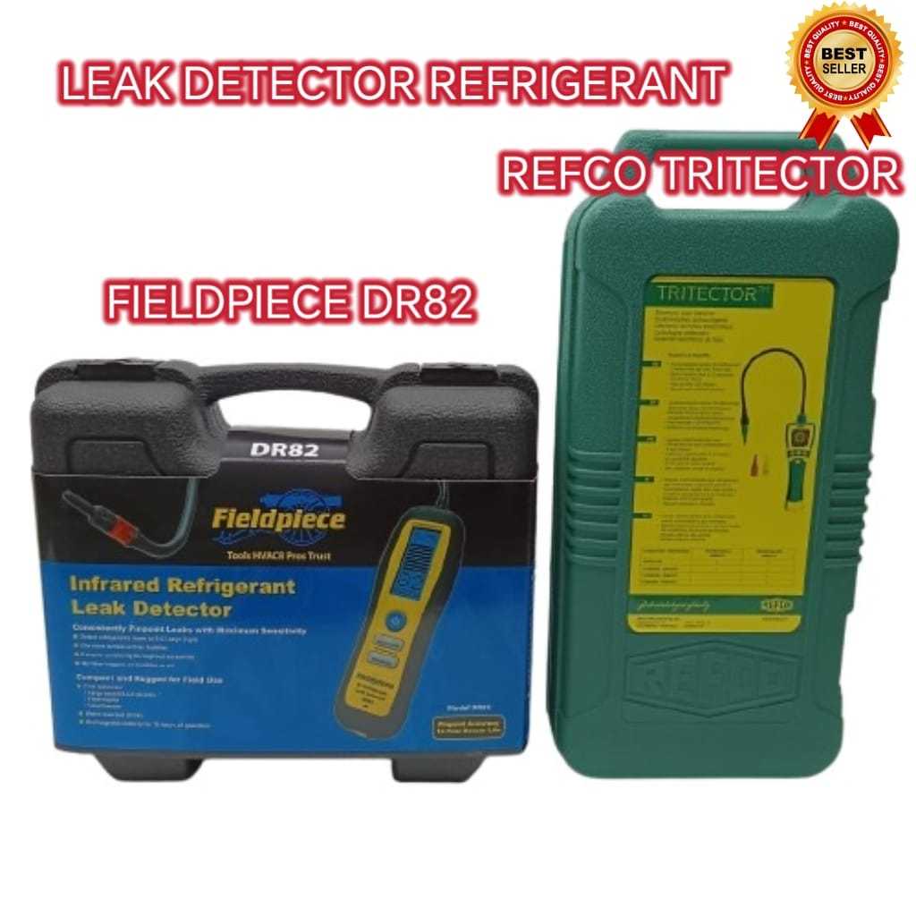 REFCO TRITECTOR & FIELDPIECE GAS LEAK DETECTOR REFRIGERANT REPLACEABLE ...
