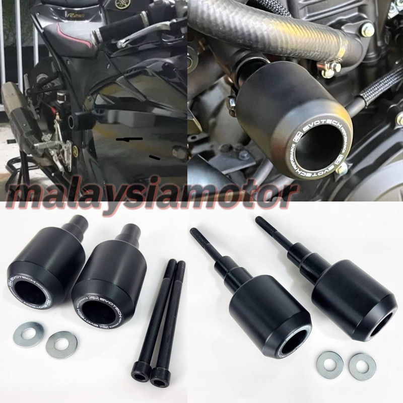 1SET EVOTECH BODY FRAME SLIDER YAMAHA R25 MT25 MT07 MT09 BENELLI TNT300 ...
