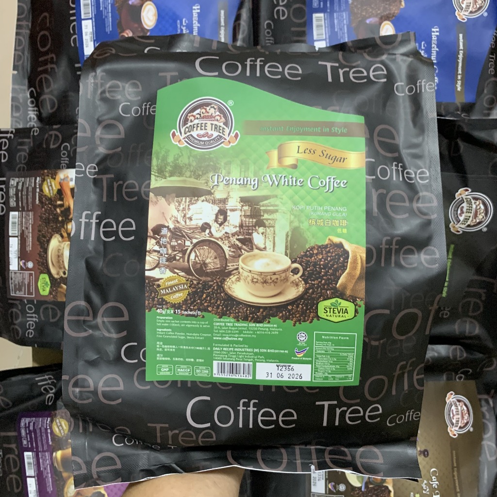 Stevia Halal Coffee Tree Penang White Coffee Low Sugar PREMIUM /咖啡树 ...