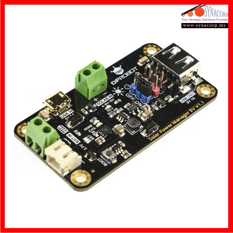 [DFRobot] DFR0559 (5V) / DFR0535 (9V/12V/18V) Solar Power Manager | Shopee Malaysia