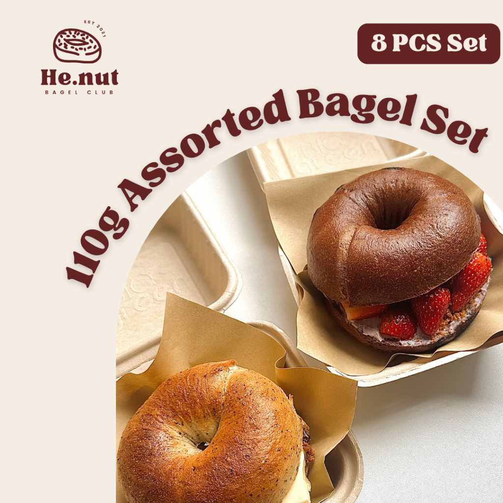 (8 PCS) 110g Assorted Bagel Set | Shopee Malaysia