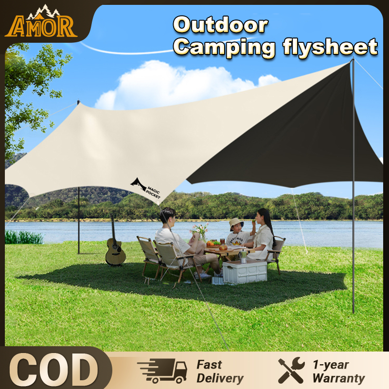 Butterfly Flysheet Camping Waterproof Tent Set Outdoor Camping Portable ...