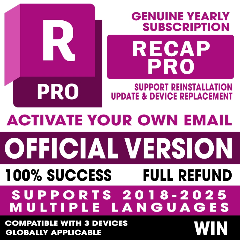 ReCap Pro genuine software installation activation 2025 2024 2023 2023 ...