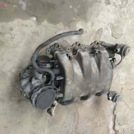 MERCEDES BENZ M112 2.8 W220 W210 W202 INTAKE MANIFOLD. THROTTLE BODY ...