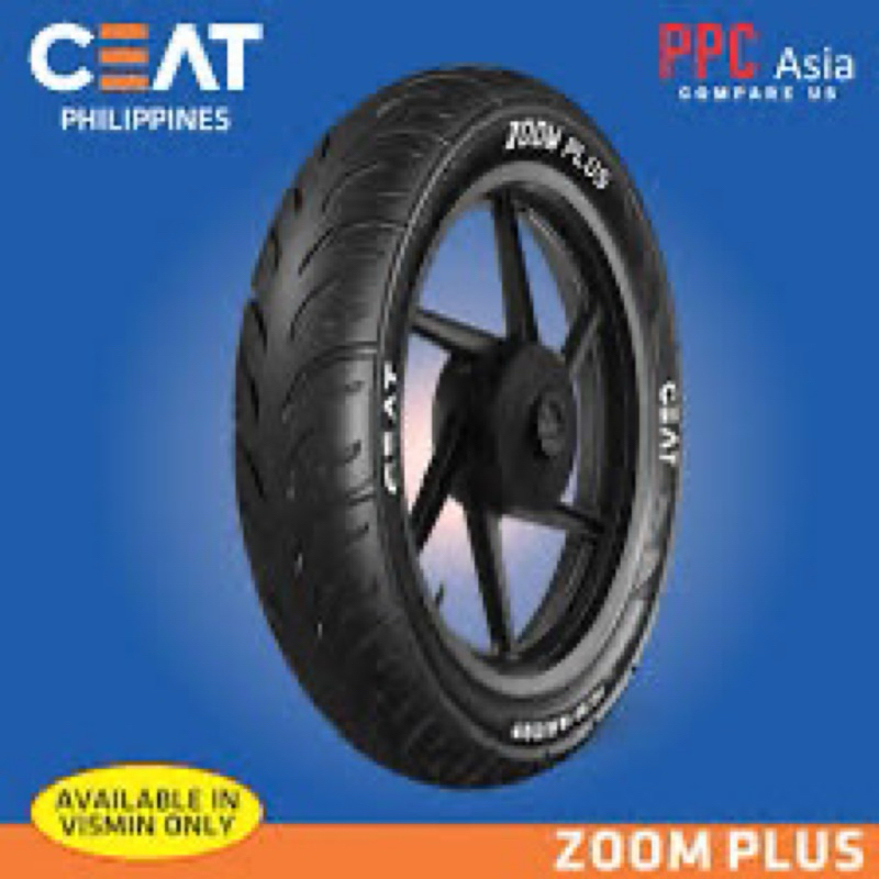 CEAT Zoom Plus 120/80-18 tubeless tyre | Shopee Malaysia