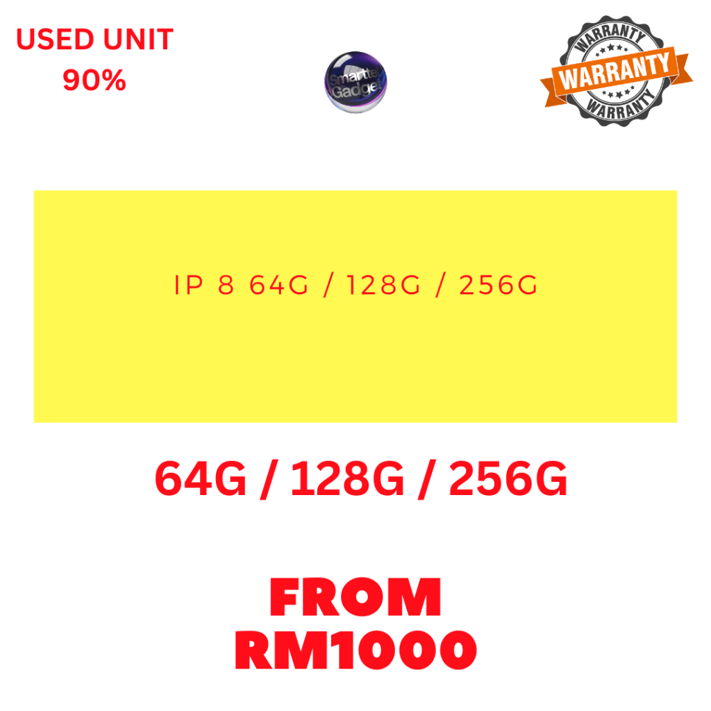 USED MAMPU MILIK 8 64G | 8 128G U S E D UNIT | 1 BULAN | 1 MONTH | Shopee Malaysia
