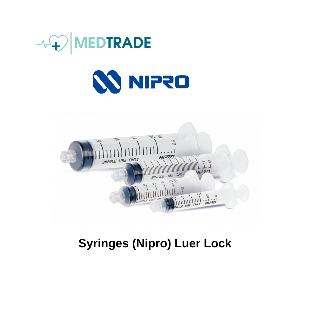 Syringes (Nipro) Luer Lock 100pcs (3ml/5ml/10ml) | Shopee Malaysia