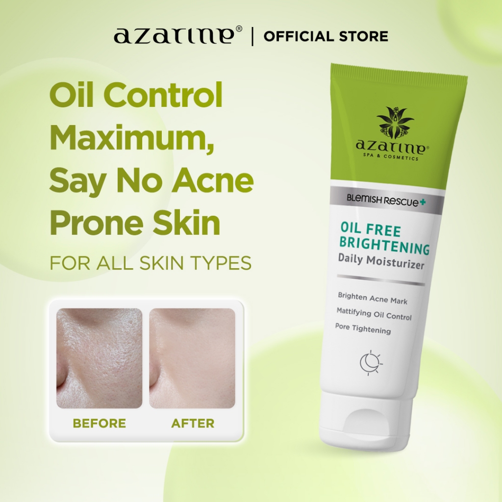Azarine Oil Free Brightening Daily Moisturizer 40ML | Shopee Malaysia