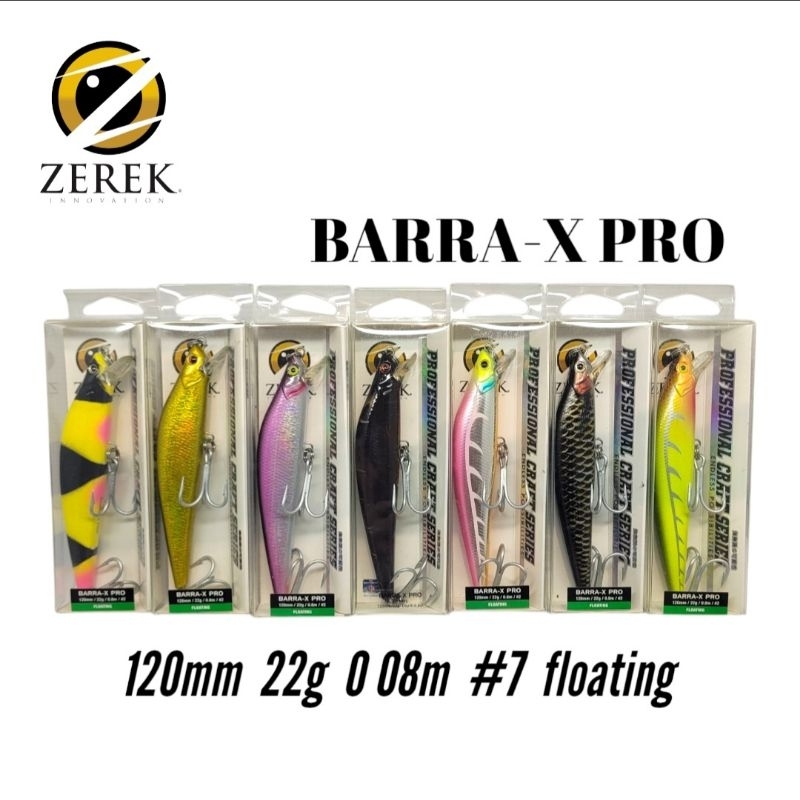 BARRA-X PRO 120MM FLOATING FISHING LURE ZEREK | Shopee Malaysia