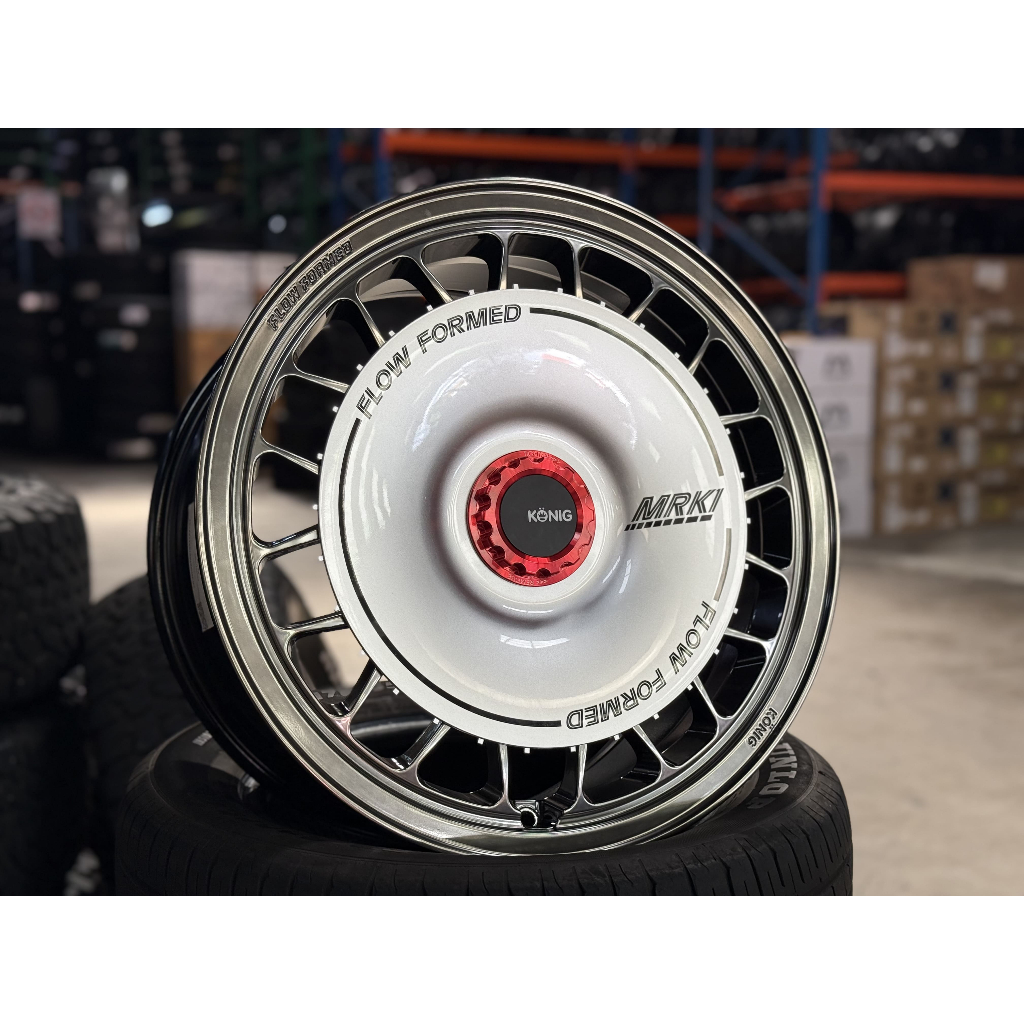 NEW 18X8.5J ET32 Konig MRK1 Aerodisc Rim (set of 4) Carbon 5X112 Rim VW ...