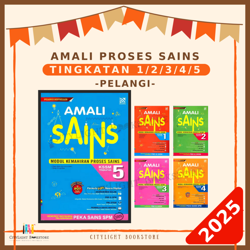 [CITYLIGHT] Buku Latihan 2025: Amali Proses Sains (dwibahasa) KSSM ...