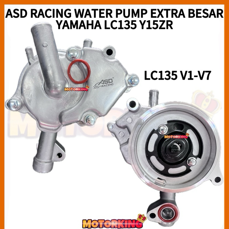 ASD RACING WATER PUMP ASSY YAMAHA LC135 V1-V7 LC 135 V1 V2 V3 V4 V5 V6 V7 PLUG N PLAY RACING ...