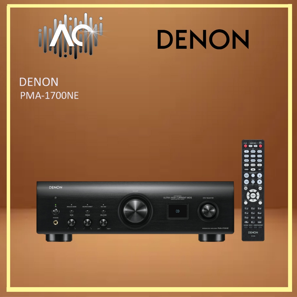 Denon PMA-1700NE 2Ch / 140W Integrated Amplifier With USB-DAC | Shopee ...