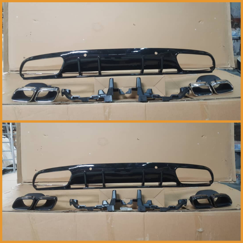 Mercedes Benz C Class Coupe C205 A205 Facelift C63 AMG Style Rear ...