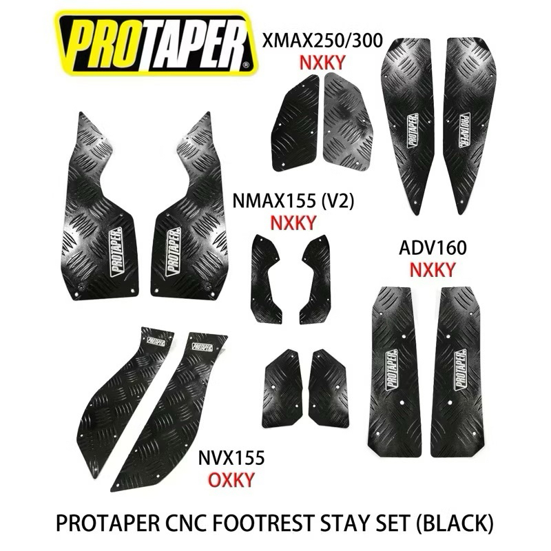 NVX/XMAX/NMAX/ADV PROTAPER FOOT REST STAY CNC SIAP SCREW SET BUATAN ...