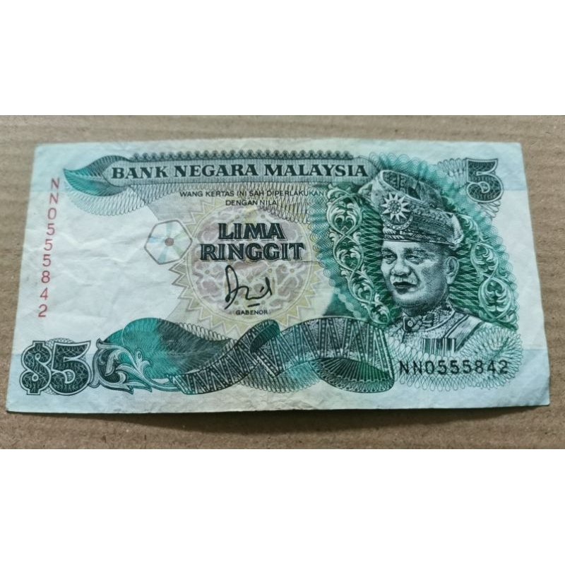 Offer M55 Banknote Malaysia Rm5 Siri 6 Flag Cross Condition Biasa ...