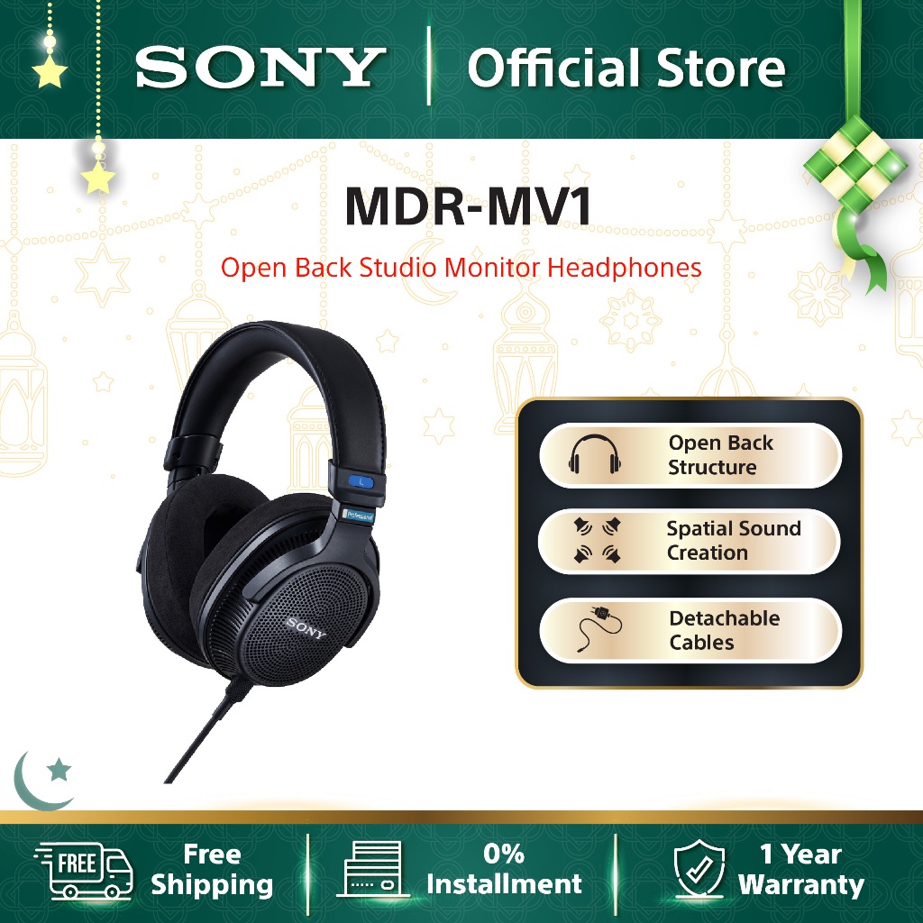 Sony MDR-MV1 Open Back Studio Monitor Headphones | Shopee Malaysia