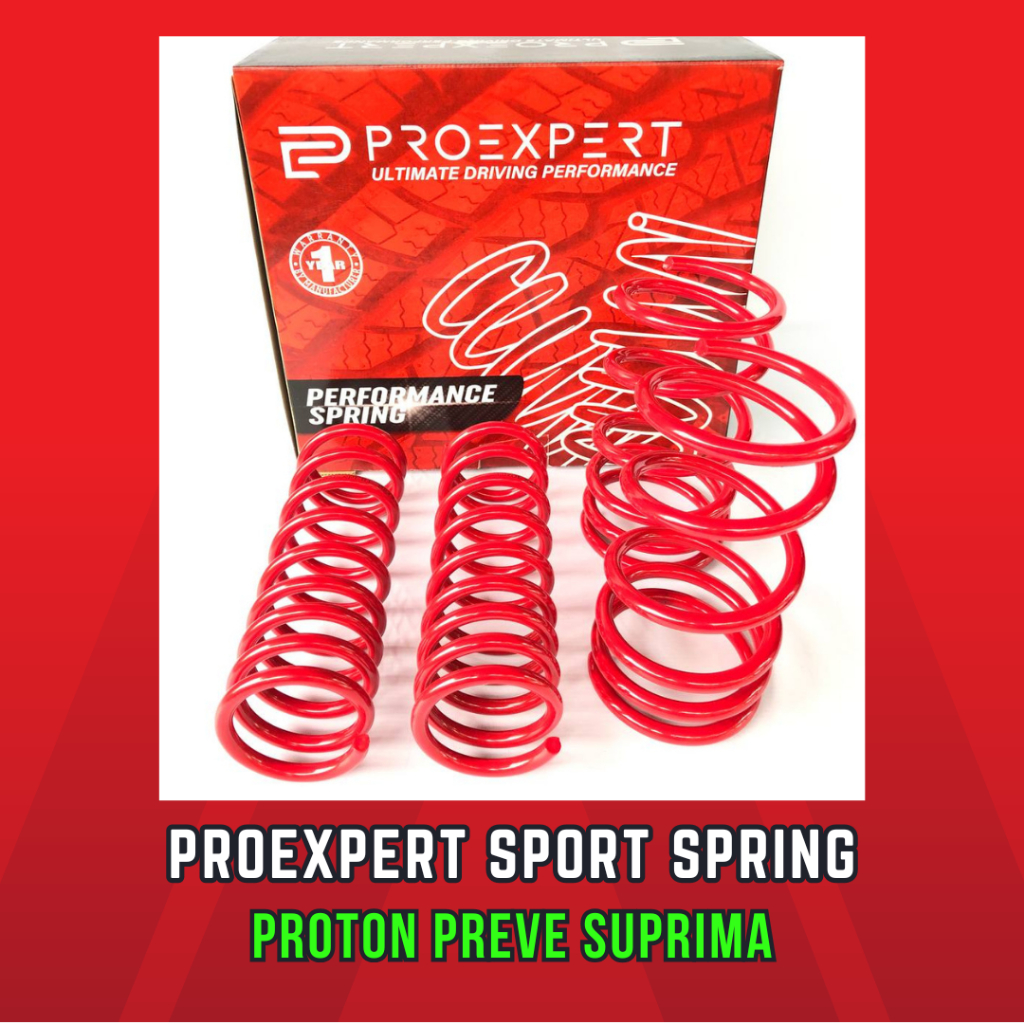 PROTON PREVE SUPRIMA LOWERED SPORT SPRING PROEXPERT | Shopee Malaysia
