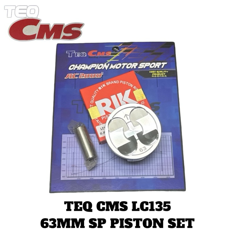LC/Y15ZR TEQ CMS 63MM R6 PISTON SET DONE | Shopee Malaysia