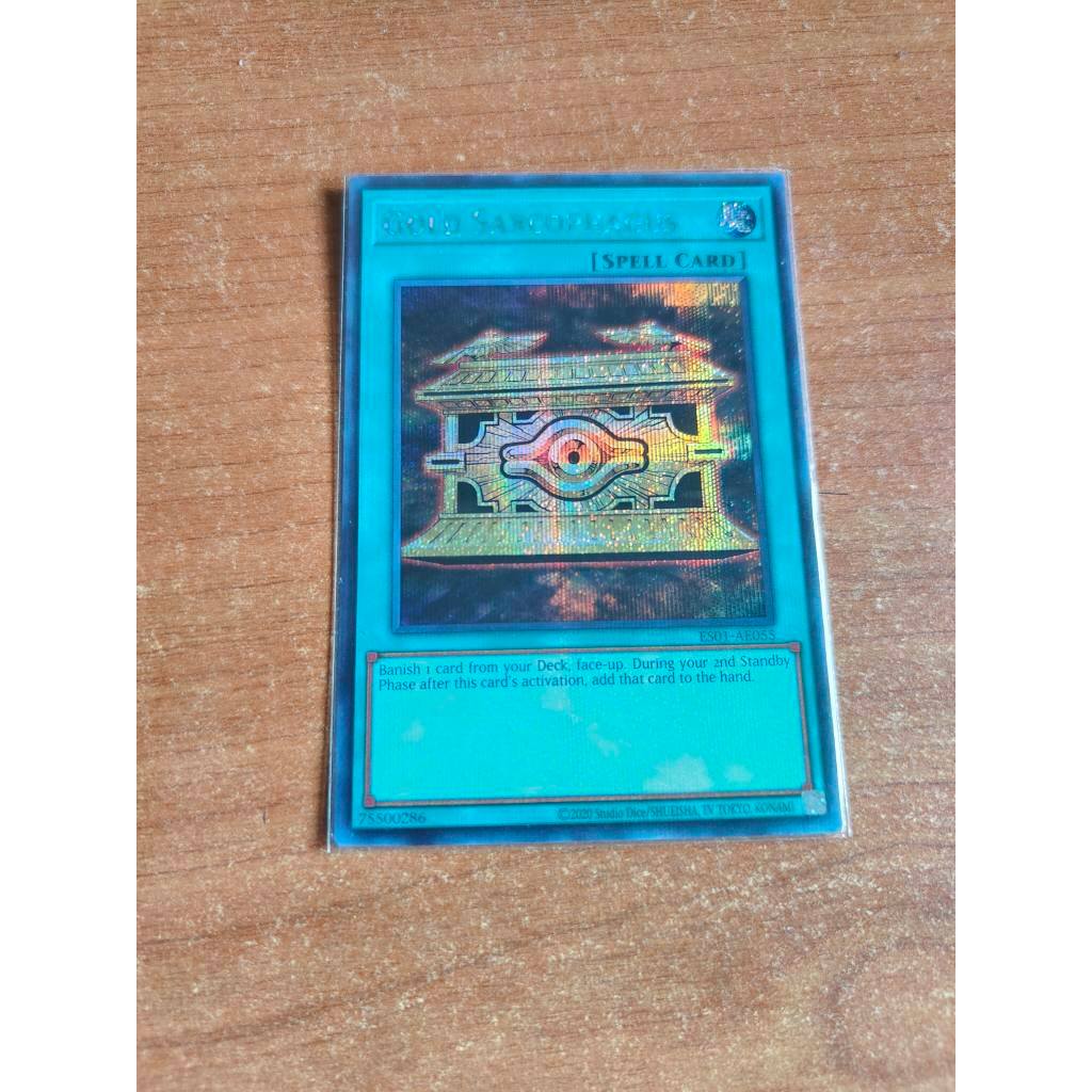 Yugioh: ES01-AE055 Gold Sarcophagus (UR/UTR/SCR/QSCR) | Shopee Malaysia
