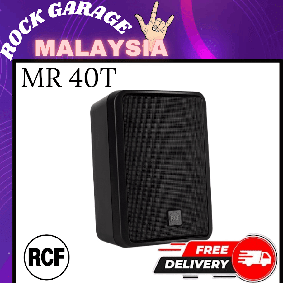 RCF MR 40T Two-way Passive Speaker - White / Black ( MR40T / MR-40T ) | Shopee Malaysia