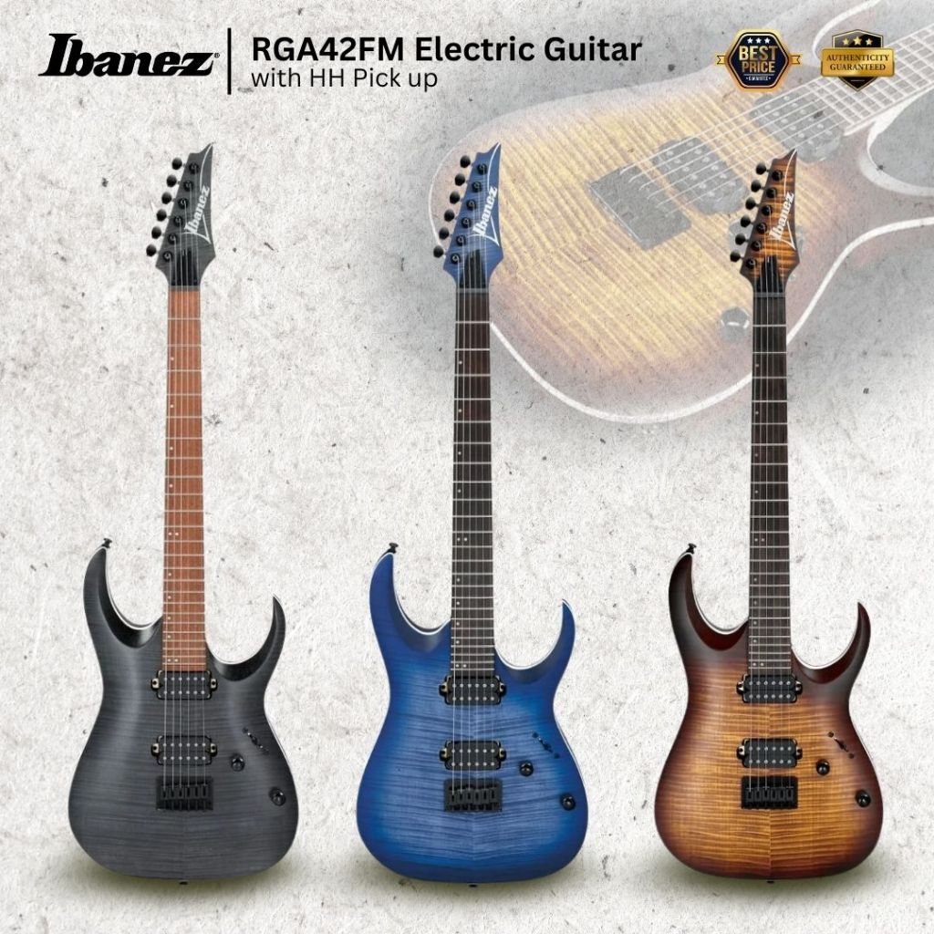 Ibanez RGA42FM Electric Guitar with HH Pick up (RGA42FM) | Shopee Malaysia