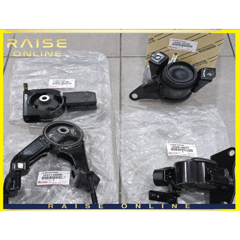 TOYOTA ENGINE MOUNTING SET TOYOTA WITH WISH 2003" ANE10 / ANE11 2.0CC ...