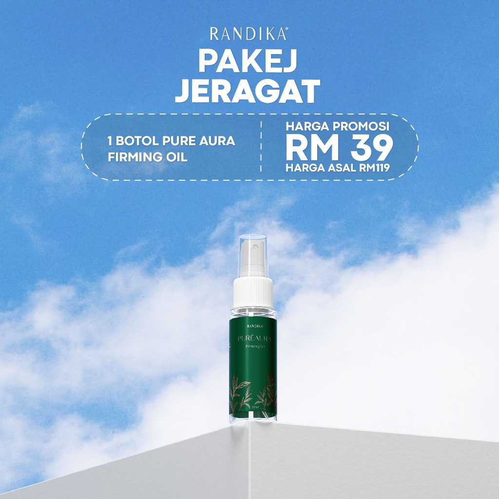 Randika Pure Aura Oil ( Minyak Tegangkan Muka & Perut) 50ml | Shopee ...