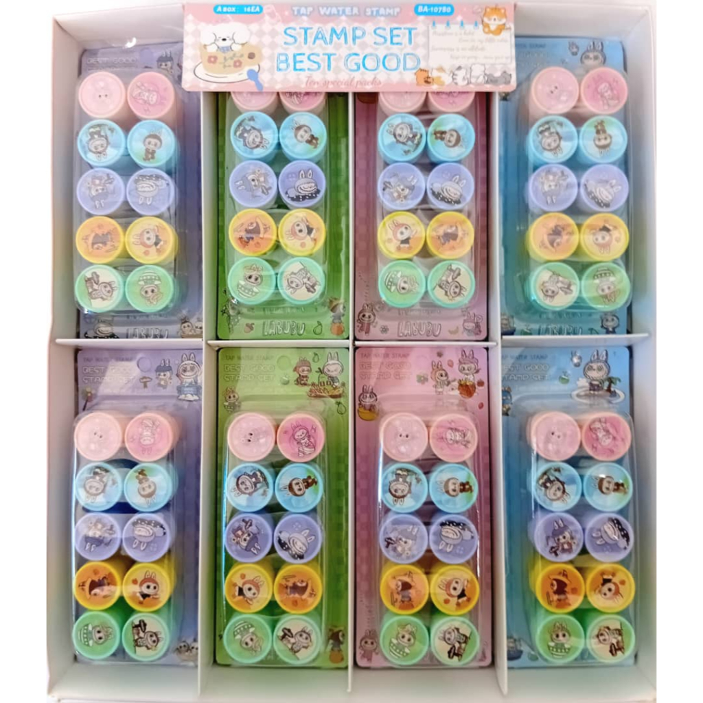 Readystock Promotion Available Fancy Labubu Design Emoji Stamp Chop 10 ...