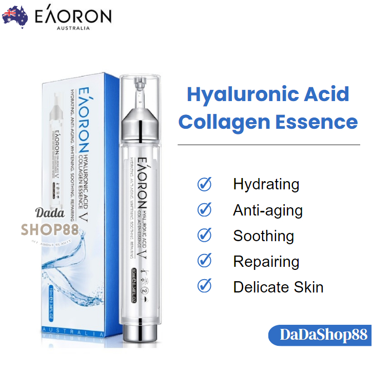 【Rdy Stock 100%Authentic wt Code】 Eaoron Hyaluronic Acid Collagen Essence Generation V 10ml 第五l六 ...