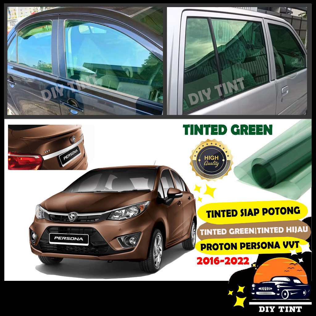 Proton Persona VVT_2016-2022_TINTED CROMAX GREEN/HIJAU Tinted/Tinted ...