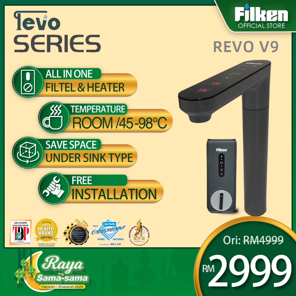 Filken Revo V9 Under Sink Tankless Faucet Instant Water Dispenser HOT ...