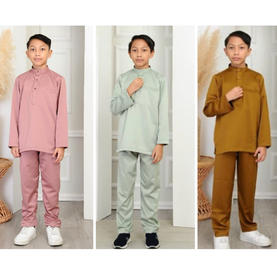 BAJU MELAYU BUDAK PREMIUM PEARLs SKIN | Shopee Malaysia