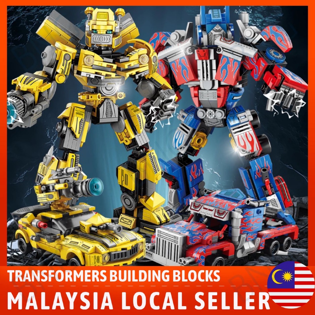 Transformers 2 In 1 Building Blocks Bricks Best Gift Mainan Hadiah ...