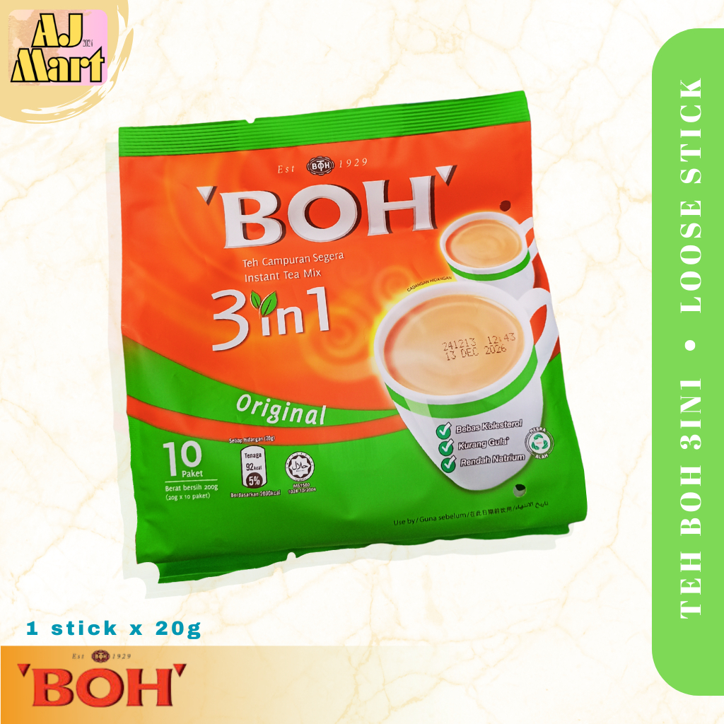 3in1 Teh BOH Instant Milk Tea Original (Loose Pack) | Shopee Malaysia