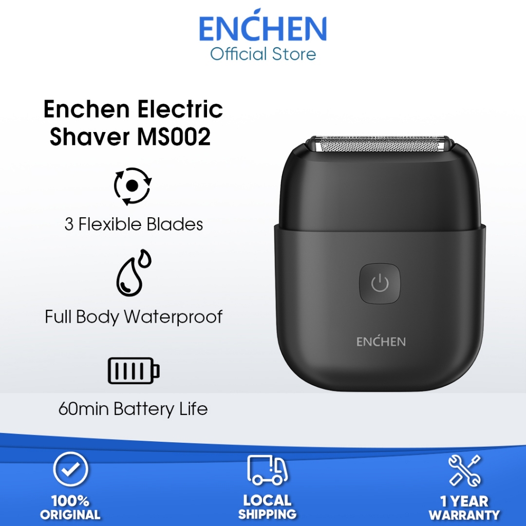 Enchen MS002 Mesin Cukur Janggut Electric Shaver 100% Waterproof 3 ...