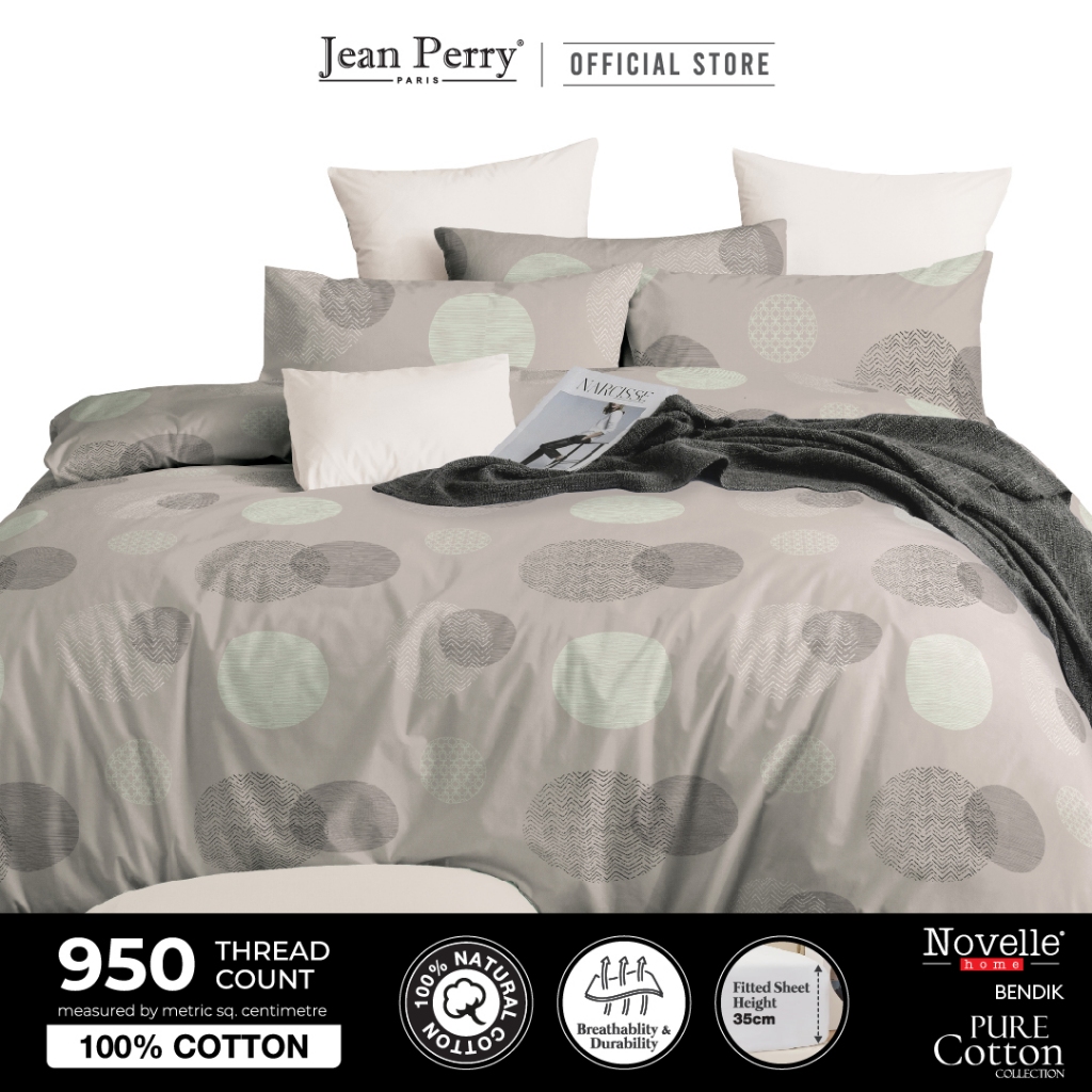 Novelle Pure Cotton Fitted Bedsheet Set (without Comforter / Quilt ...