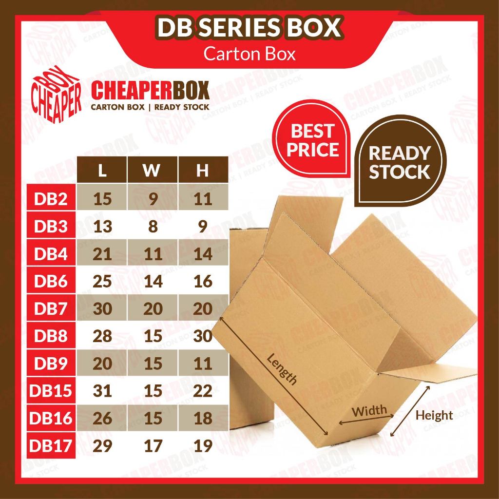 📦 CHEAPER BOX 📦Packaging Box Carton Box Packing Box Paper Boxes Kotak ...