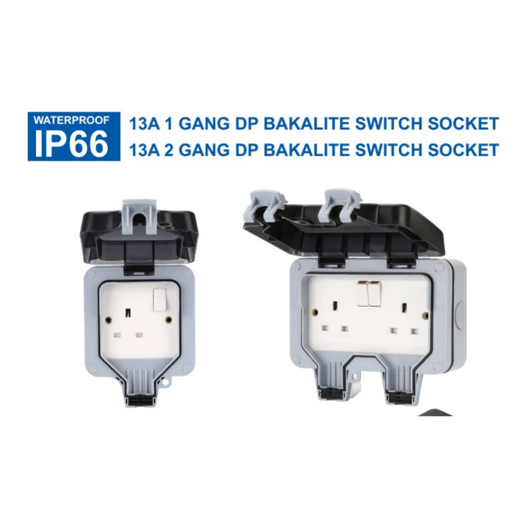 Weatherproof Cover Single outdoor socket /Double outdoor socket ...