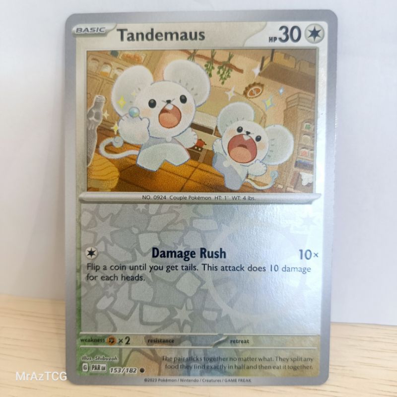 Tandemaus - 153/182 - Common Reverse HoloScarlet & Violet: Paradox Rift ...