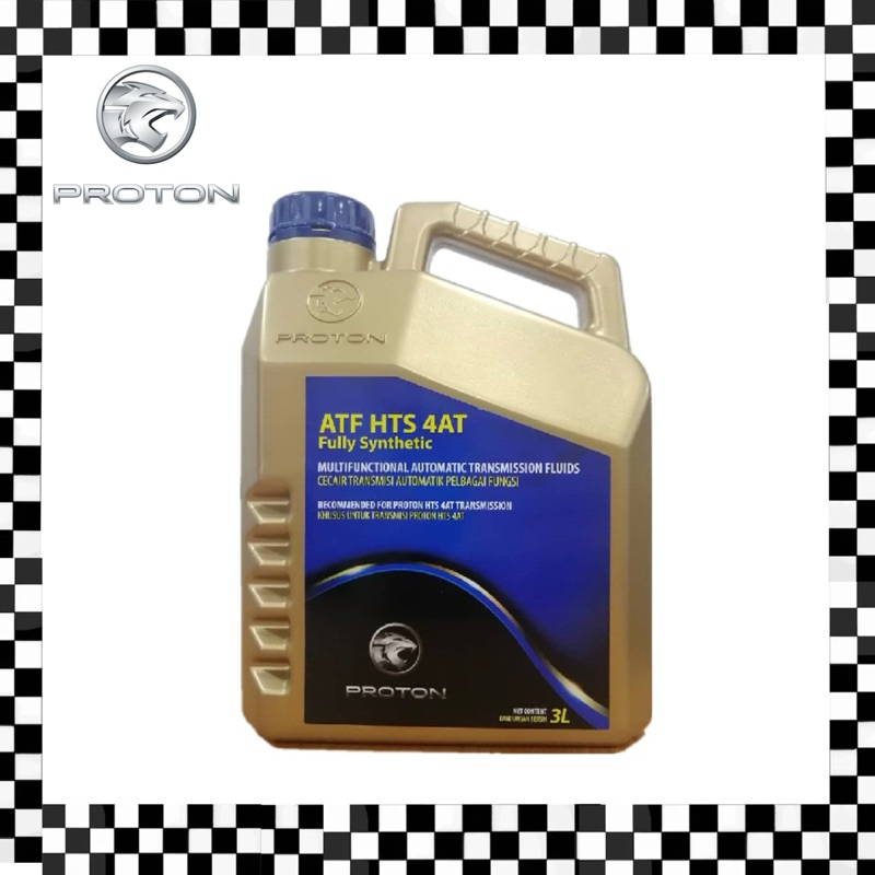 Proton HTS CVT ATF Fully Synthetic Gear Oil 3L For Proton Saga VVT ...