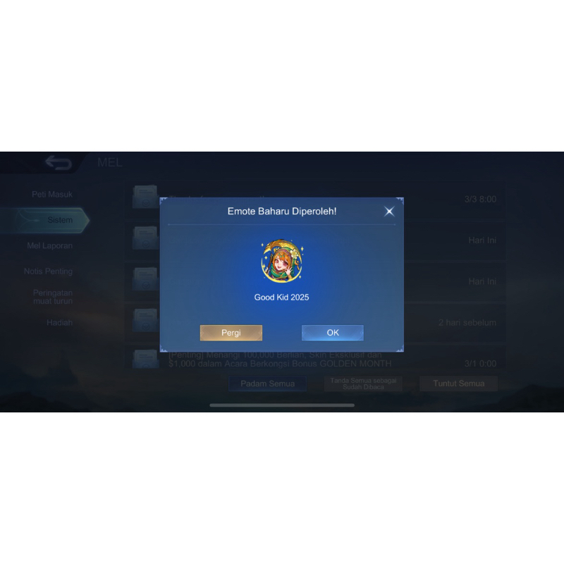 MOBILE LEGEND (EMOTE) | Shopee Malaysia