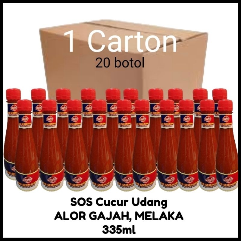 Sauce Sos Cucur Udang Alor GAJAH 1 CARTON sos Pelbagai guna Sos tauhu ...