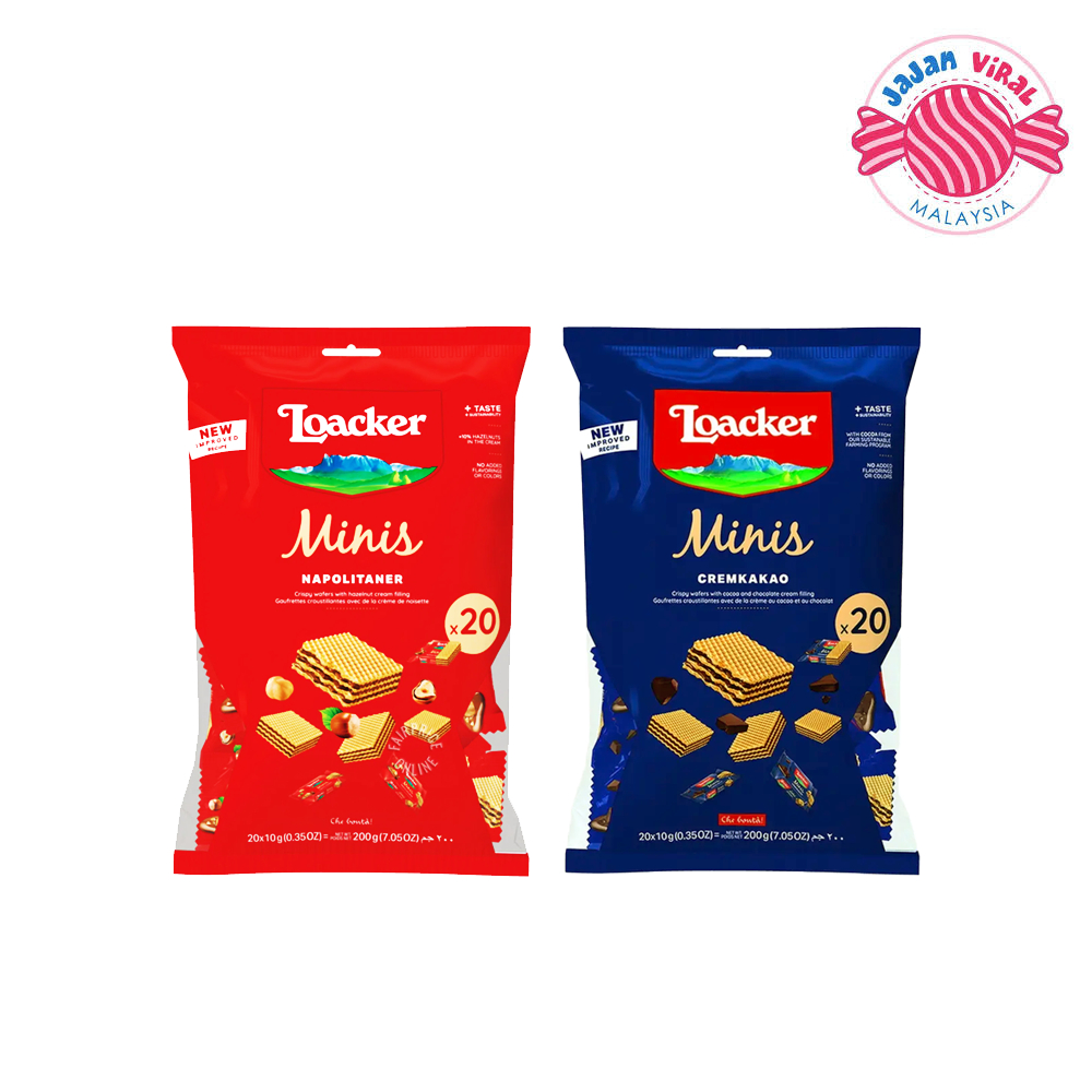 LOACKER MINIS CRISPY WAFER 20 MINI PACKS | Shopee Malaysia