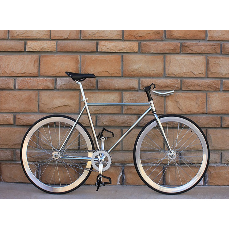 Fixed Gear Chrome Racing Super Fast Road Bike Lightest weight Fixed ...