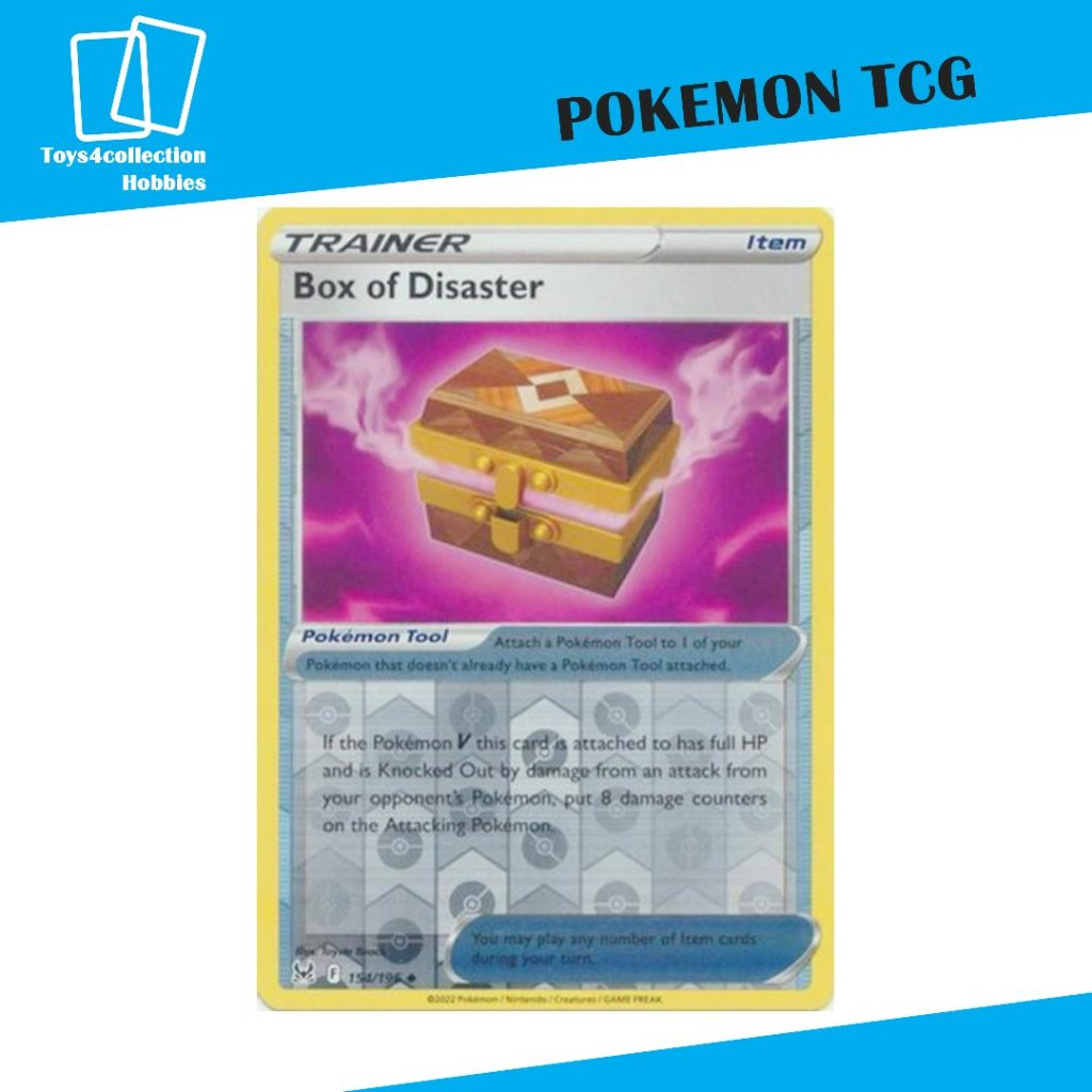 (Pokemon Card) Box of Disaster 154/196 (U) Reverse Holo - Sword and ...