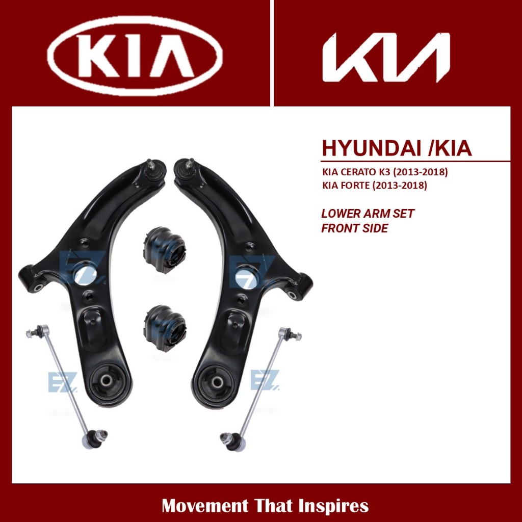 [6 IN 1] - FRONT LOWER ARM STABILIZER LINK BUSH KIA CERATO K3 FORTE ...