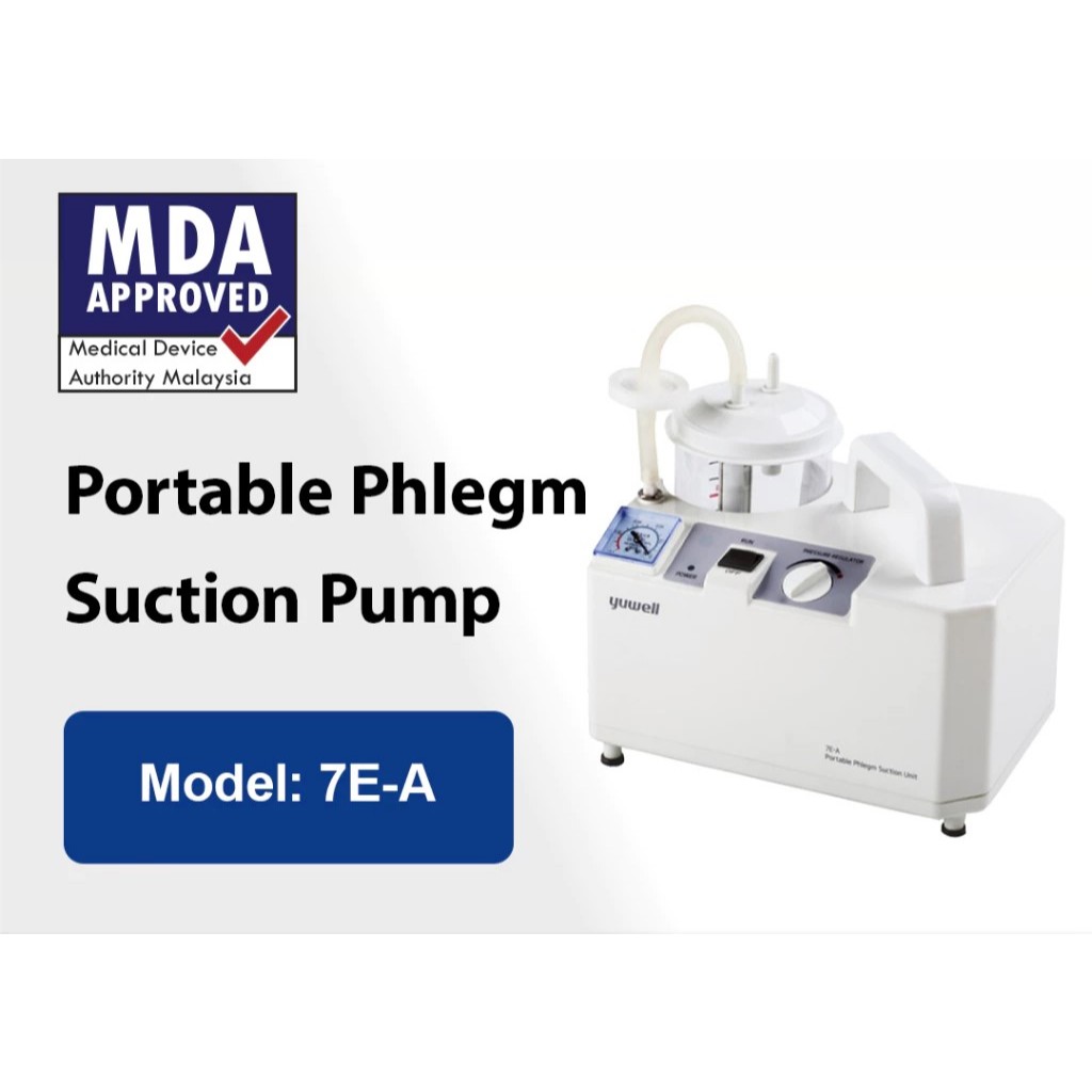 Yuwell Portable Phlegm Suction Pump* Second hand*(free new suction ...