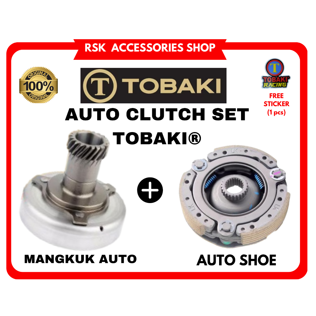 TOBAKI Auto Clutch SET EX5 DREAM LC135 KRISS CLASS SRL 115 Fi WAVE 110 ...