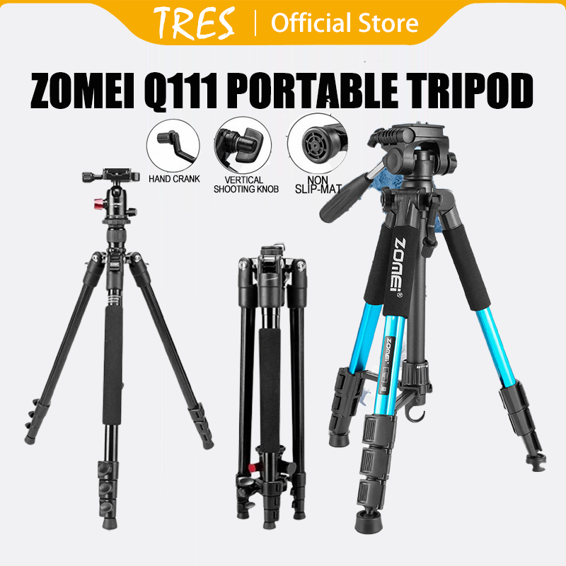 Zomei Black Edition Portable tripod Q666 M5 M6 Q111 Multilevel Aluminum ...